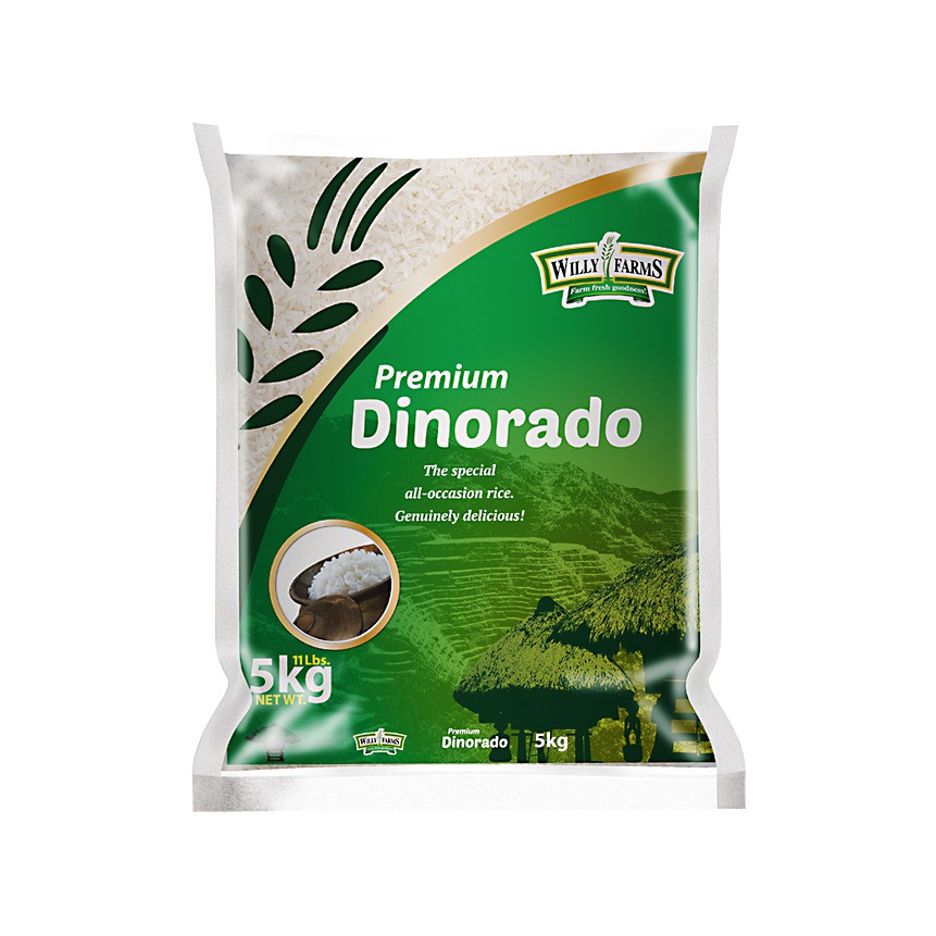 Willy Farms Premium Dinorado Rice 5kg | Shopee Philippines