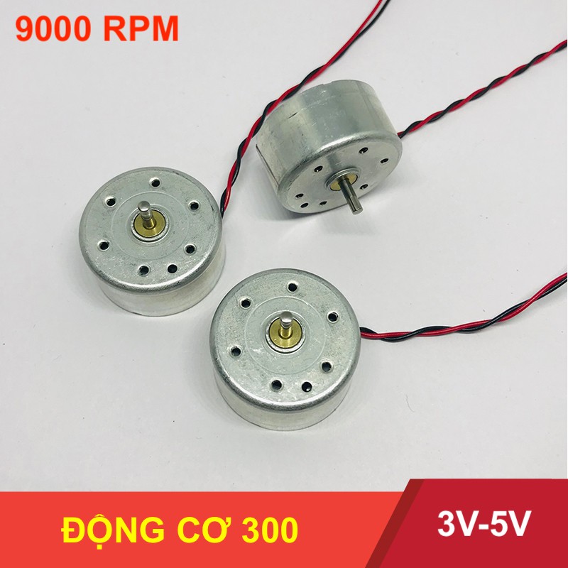 Set of 3 DC motors 300 small current 54MA voltage 3V-5V large torque ...