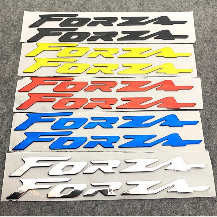 3D Forza Emblem Badge Bike Motorcycle Sticker For Honda FORZA 125 300 ...