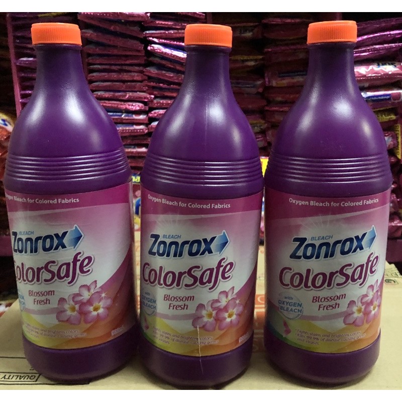 Zonrox Color Safe Bleach 4pcs 900mL | Shopee Philippines