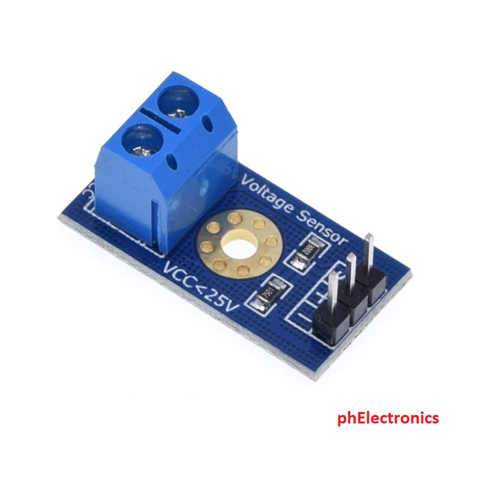 Dc 0 25v Standard Voltage Sensor Module Voltage Sensor Arduino Module Shopee Philippines