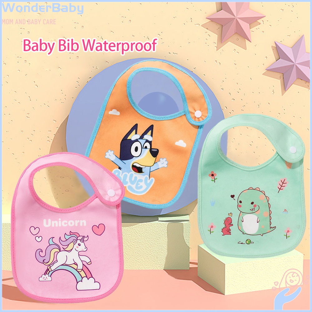 WD【COD】 Baby's saliva sleber with cute motif baby bibs | Shopee Philippines