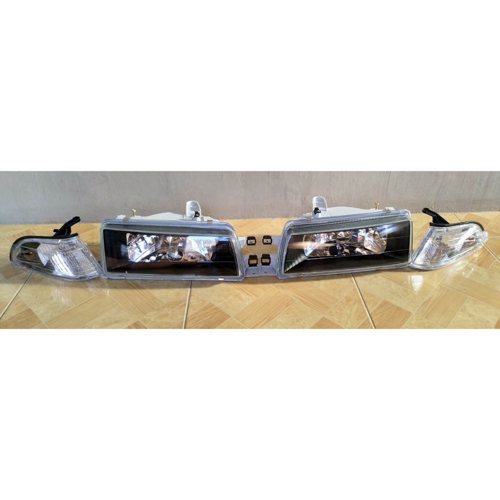 Toyota EE90 AE92 Small Body Smoke Headlight & Clearance Light Set ...