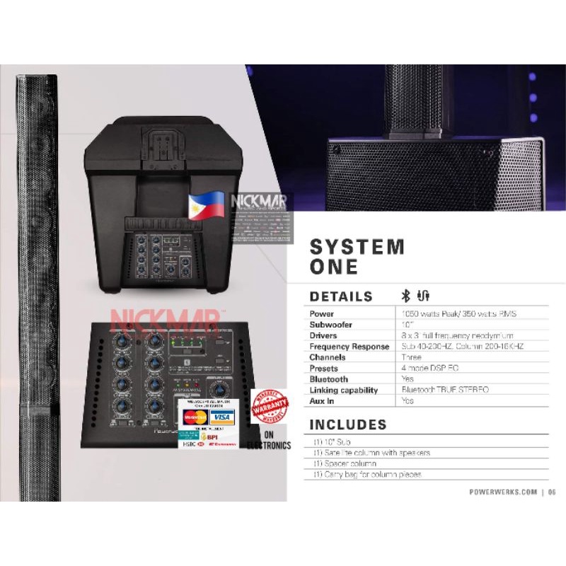 Powerwerks System One Compact Sound System | Shopee Philippines