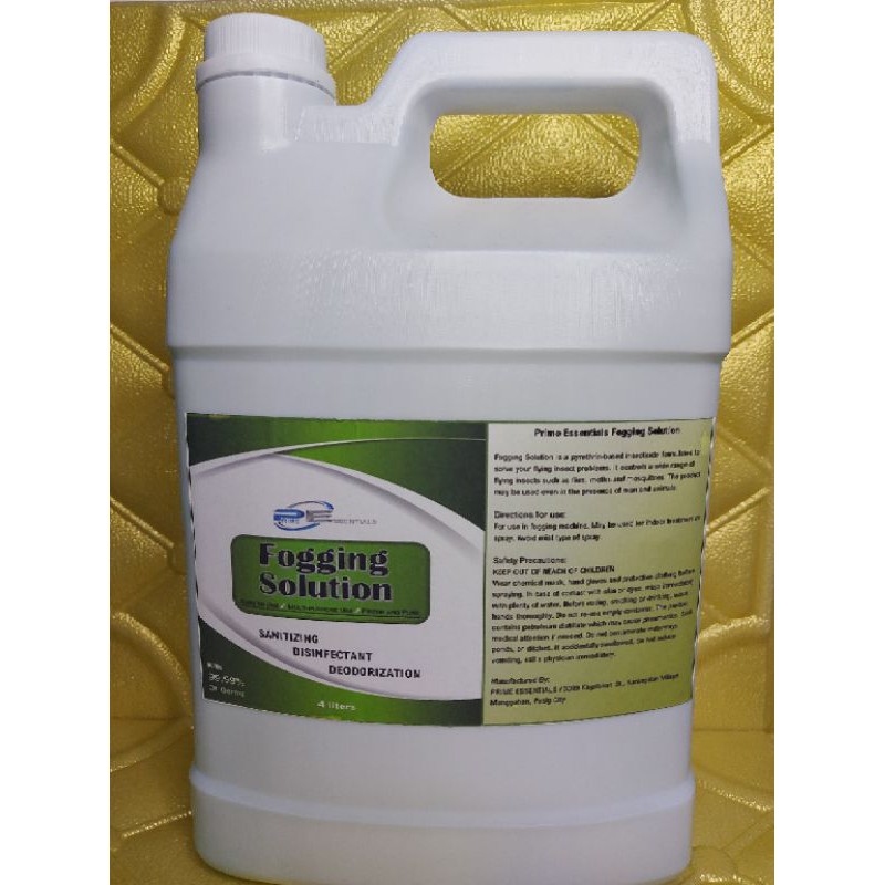Fogging Solution with disinfectant and scent | Shopee Philippines