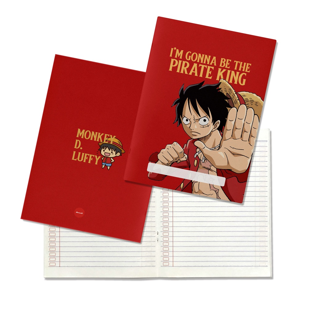 One PIECE LUFFY NOTEBOOK CONTENTS 32/38/58 SHEETS - PREMIUM IMAGE ...