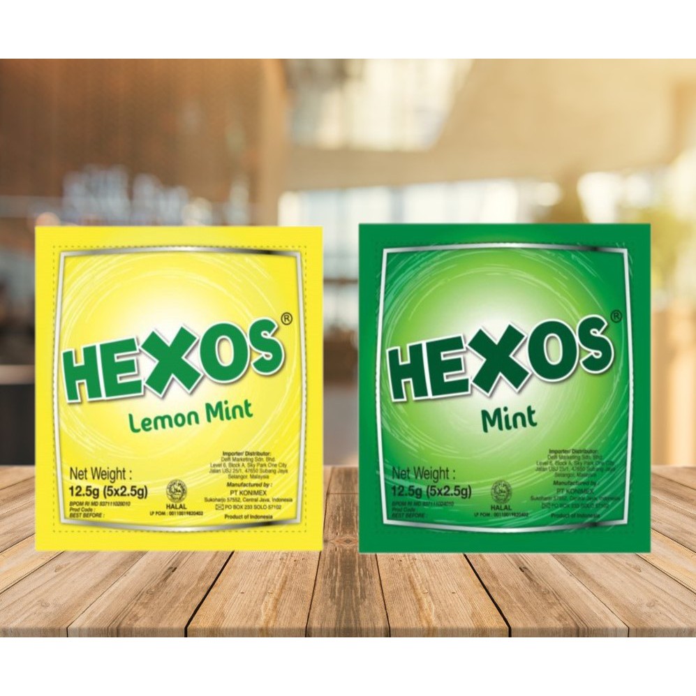 Hexos Mint Candy (15 packets in a box) | Shopee Philippines