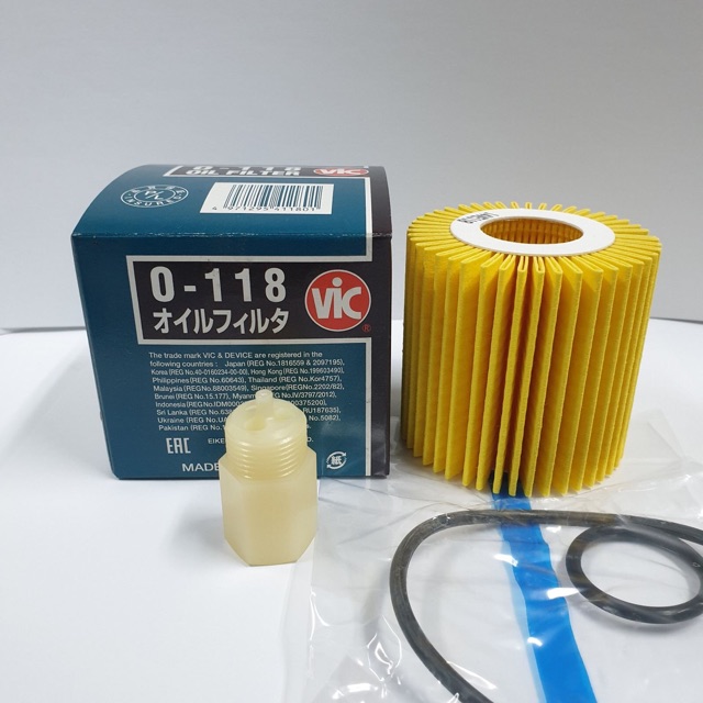 Vic Oil Filter O-118 Toyota/ Alphard/ Camry/ Lexus/ Rav4 ( 04512-YZZA1 ...