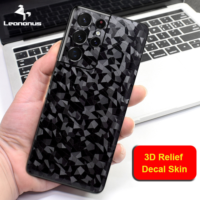 3D Relief Decal Skin for Samsung Galaxy S21 S22 S23 S24 Ultra Back Film ...