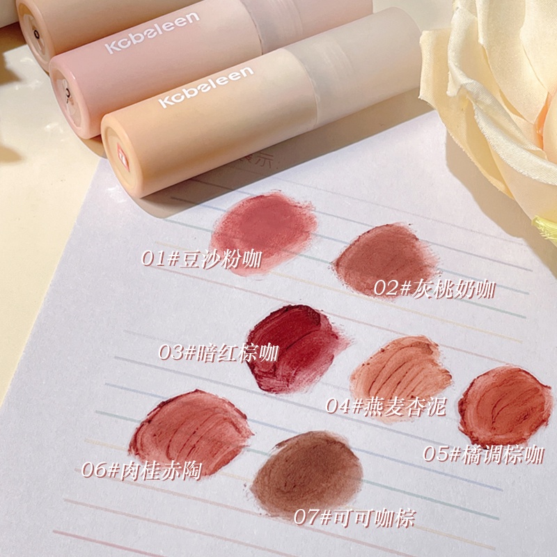 KOBELEEN Sweet Kiss Lip Glaze Velvet Texture Matte Lip Tint waterproof ...