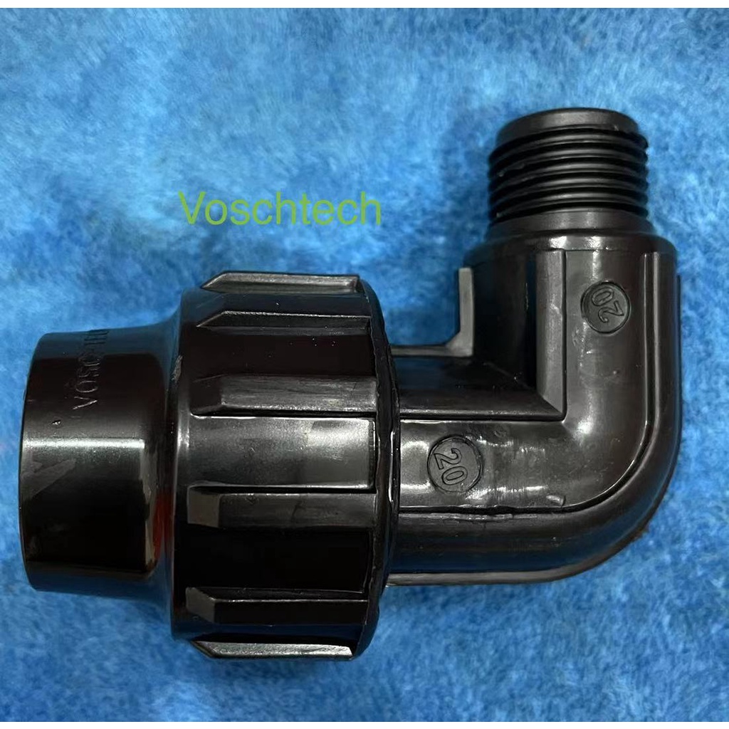 PE Compression Fittings 1/2"20mm-1"32mm. elbow tee coupling adapter plug | Shopee Philippines