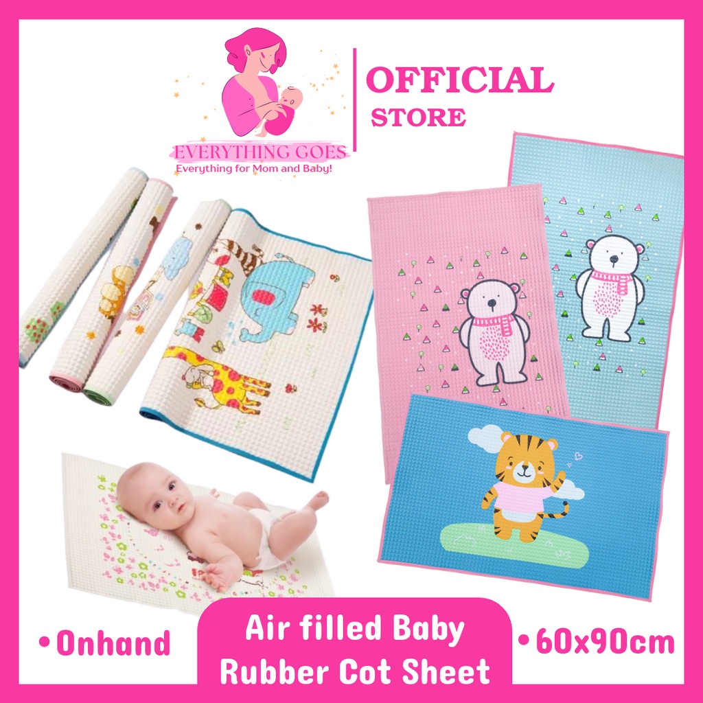 EVERYTHING GOES Baby Air-filled Rubber Cot Sheet Changing Diaper Mat ...