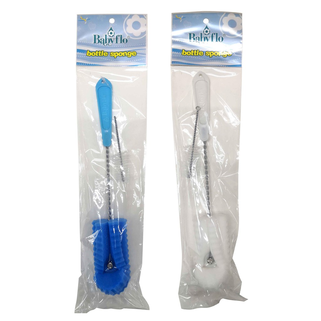 Babyflo Bottle Sponge With Nipple Brush | Shopee Philippines