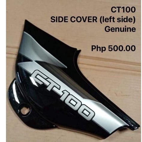 Bajaj CT 100 genuine side cover (black) | Shopee Philippines