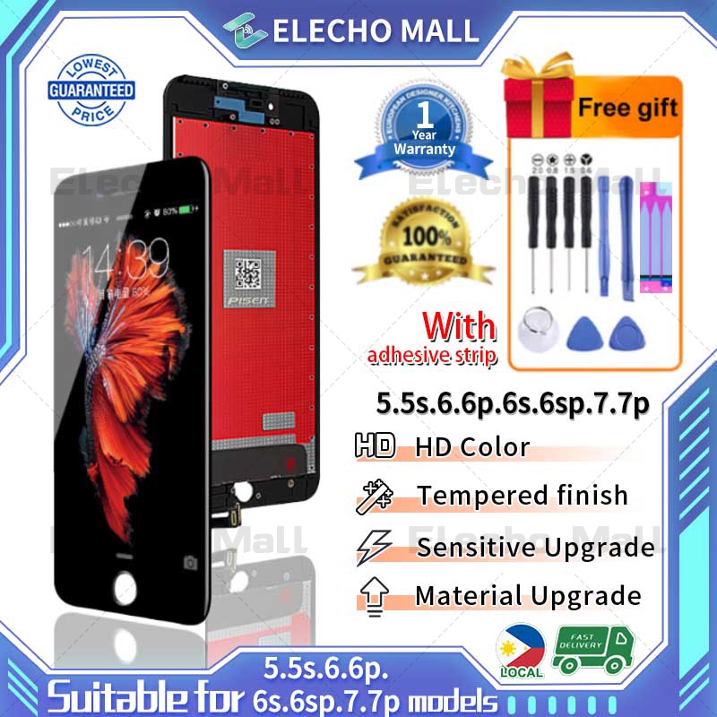 Suit for iphone screen replacement LCD 5G 5S 6G 6Plus 6S 6SP 7G 7P Digital Touch Screen for ...