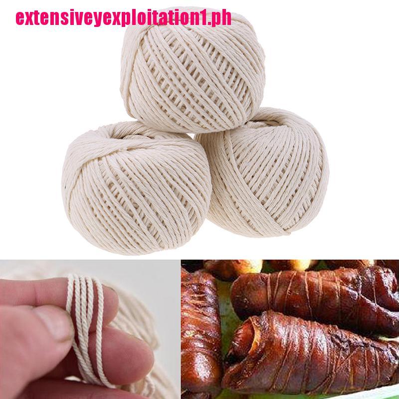 [EP]1Roll 229 feet Butcher's Cotton Twine Meat Trussing Turkey Barbecue ...