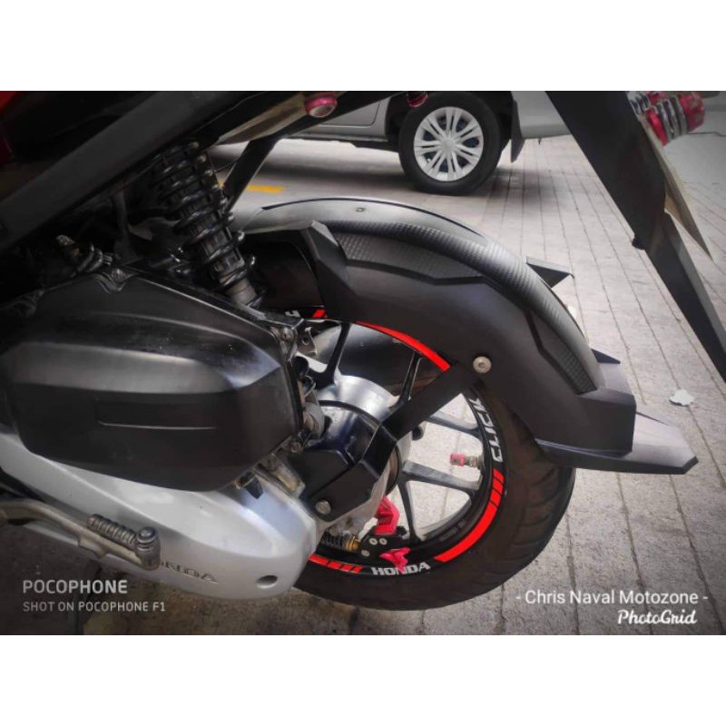 Honda Click V1/V2/V3 Tire Hugger - Honda Click 125i and Honda Click ...