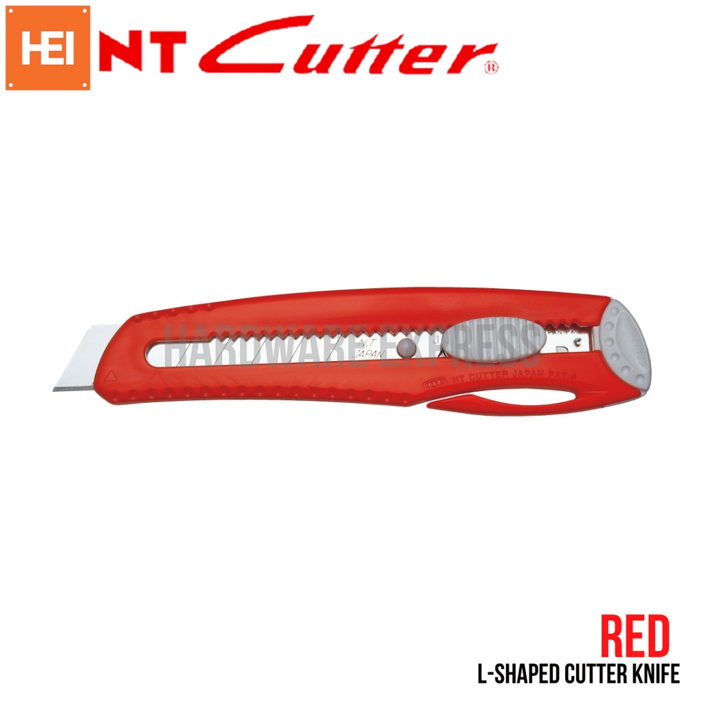 NT Cutter JAPAN Durable L-Shaped Cutter Knife JL120 JL-120P (Red or ...