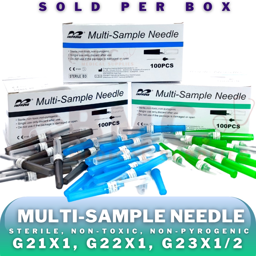 Multisample Needle/ ETS Needle 21G, 22G, 23G (BOX) - (without flashback ...