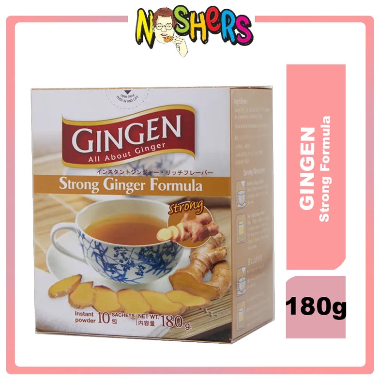 Noshers Gingen Instant Ginger Tea Strong Formula Ginger Strong Formula ...
