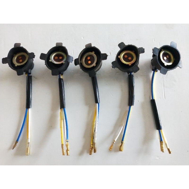 Headlight Socket (With Rubber) TMX155/Wave/XRM/Mio/Raider150/Rusi110 ...