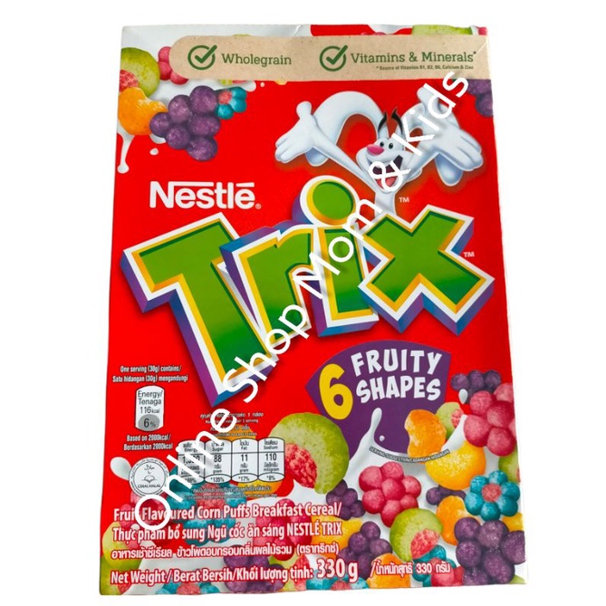 Nestle Trix 6 fruity shapes Cereals 330g | Shopee Philippines