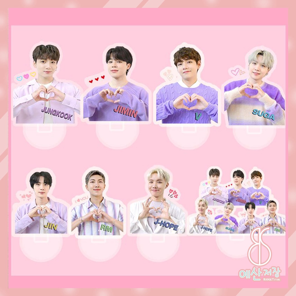 Stand Figure Acrylic BTS BT21 KPOP Merch Bangtan Boys Display | Shopee ...