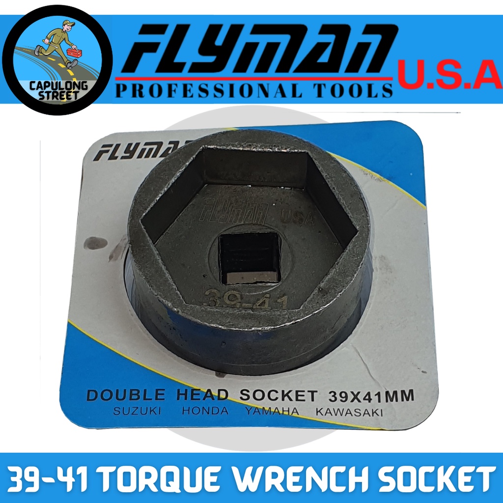 Capulong Flyman Torque Drive Socket 39 x 41 Torque Wrench Socket 1/2 ...