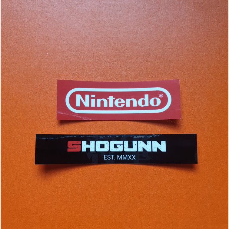 Nintendo Logo Laminated Vinyl Stickers | Shopee Philippines