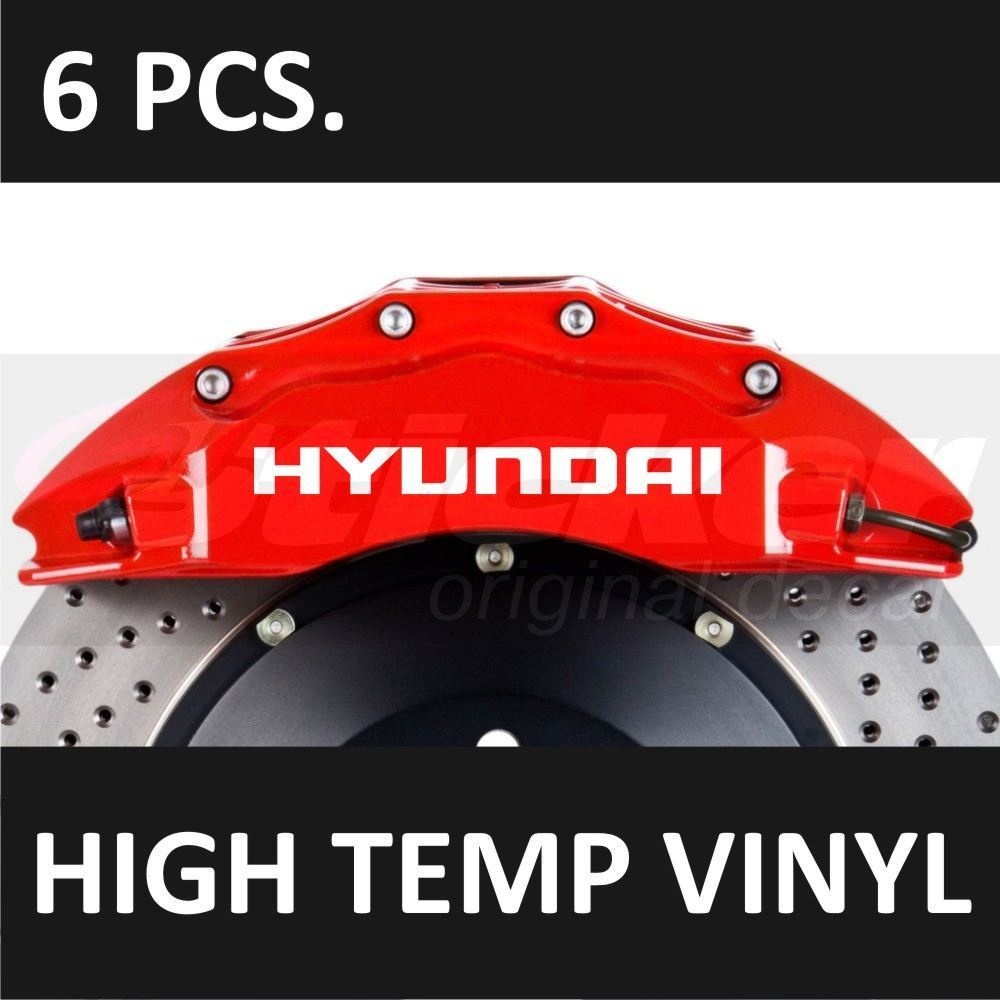 Hyundai Premium Brake Caliper Decals Stickers Emblem Logo Accent Santa ...