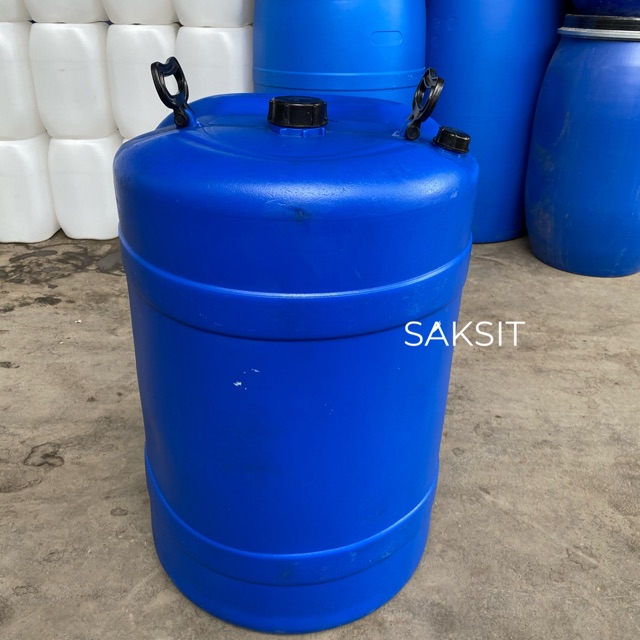 100 Liter Plastic Bucket Round Screw Cap With Handle Chemical Storage ...