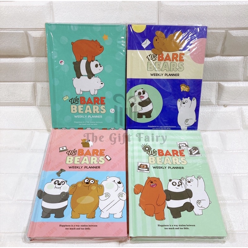 we bare bears undated planner | Shopee Philippines