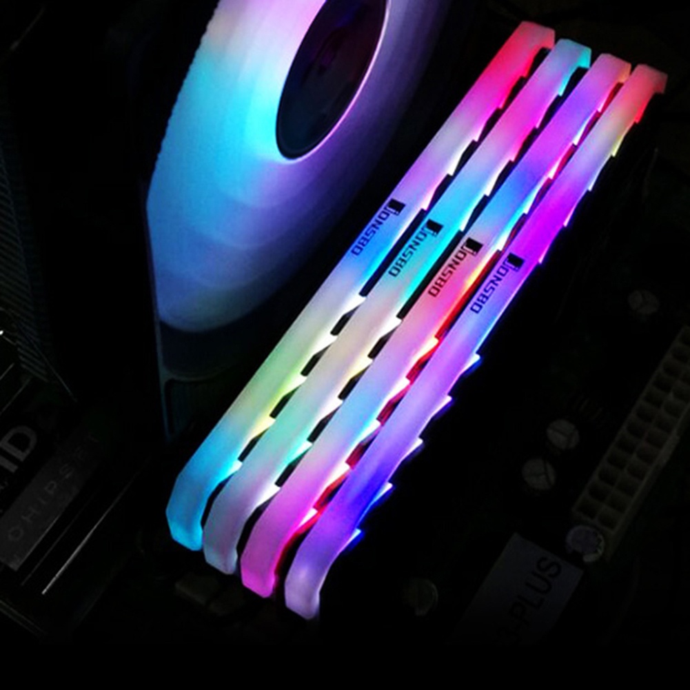 Pc Ram Heatsink Rgb Memory Heat Sink Cooler Vest Memory Radiator Cooling Thermal Pads For Ddr 
