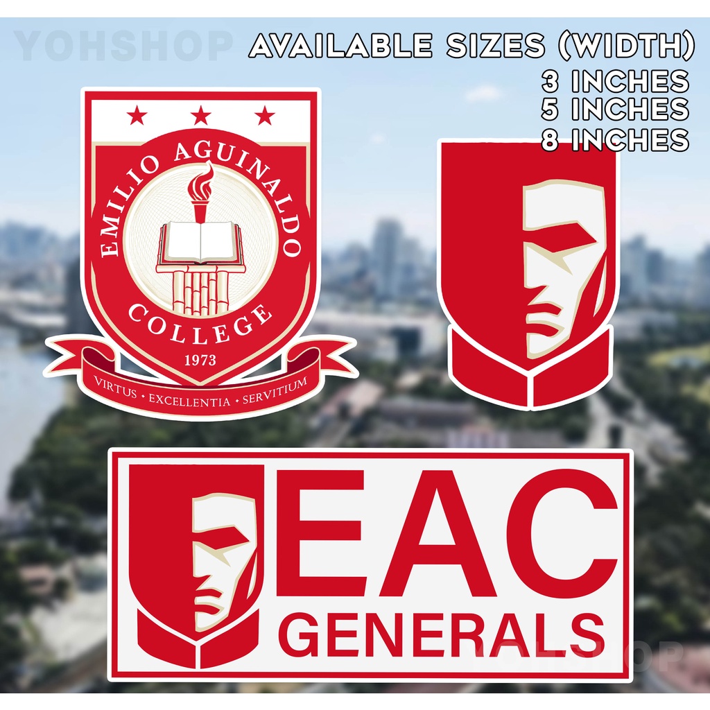 University Logos | NCAA College Logo Sticker | Emilio Aguinaldo College ...
