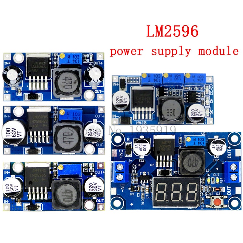 LM2596 LM2596HVS power supply module DC-DC BUCK 3A adjustable buck module regulator ultra ...