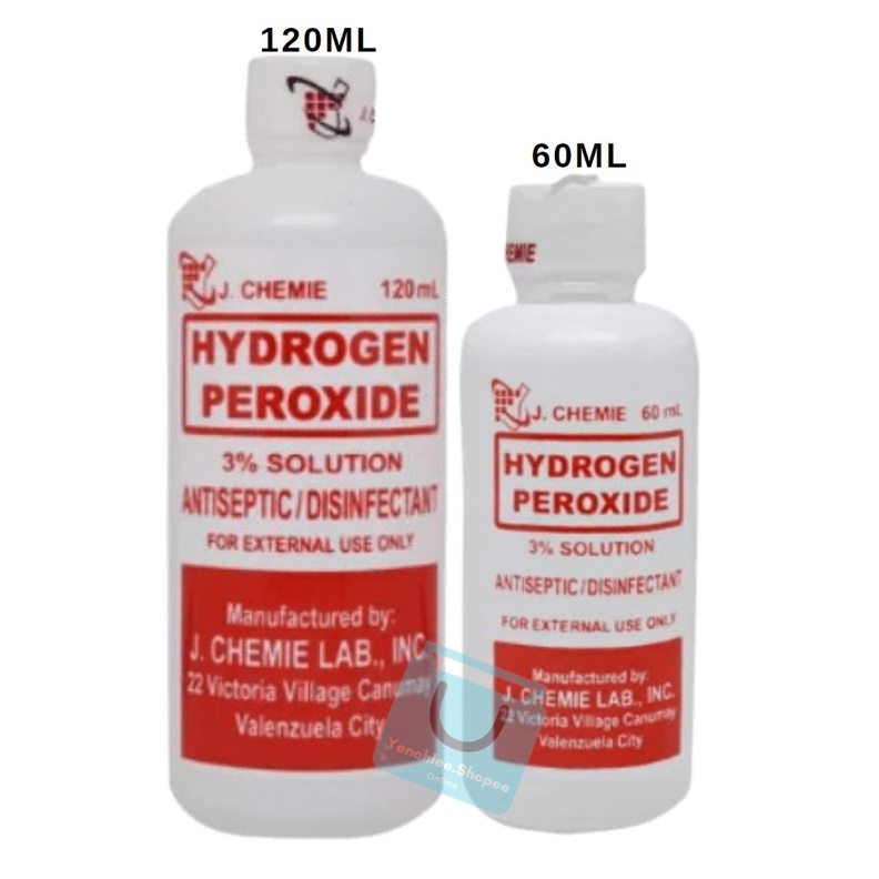 (Yen) Agua Oxinada / Hydrogen Peroxide 60ml,120ml | Shopee Philippines
