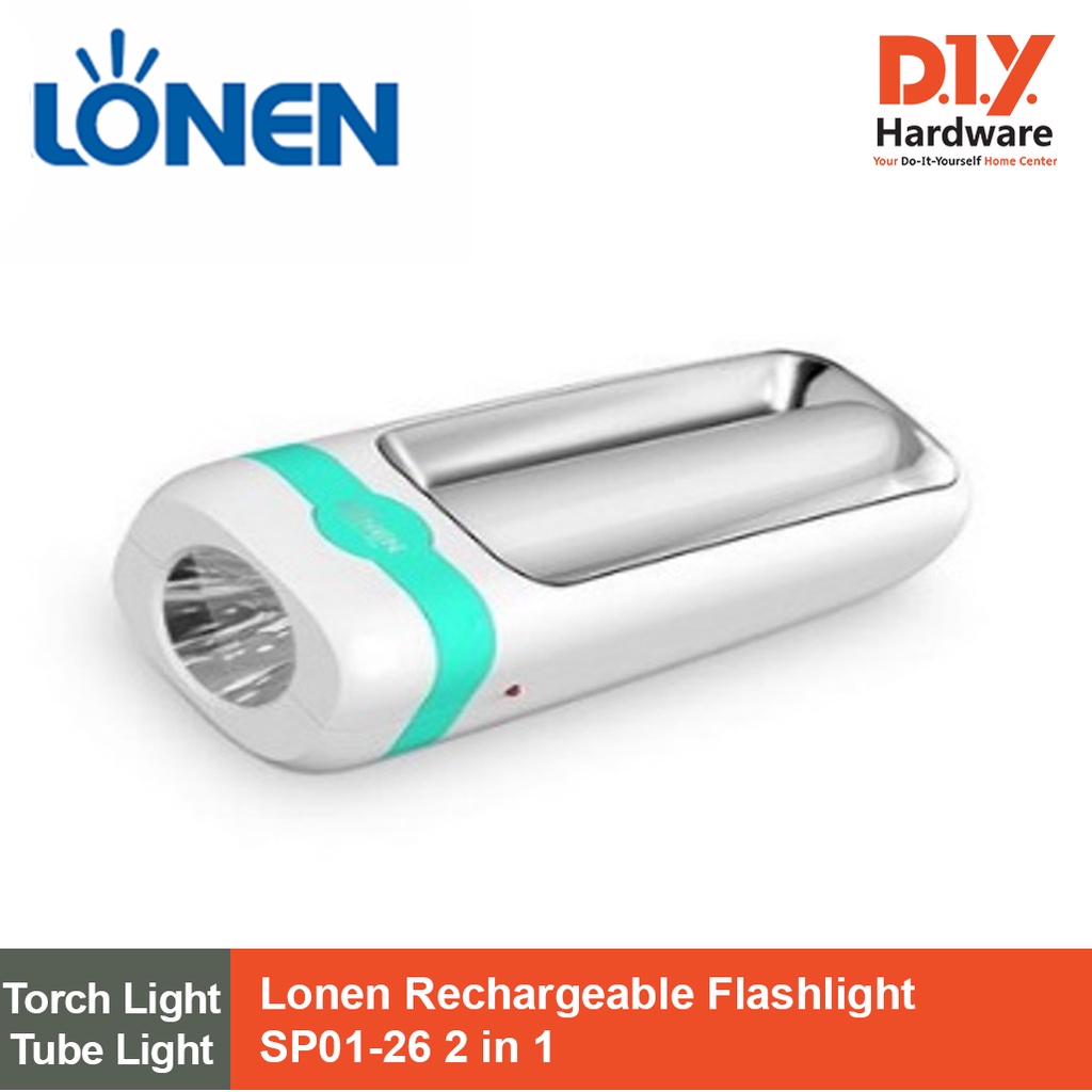 Lonen Rechargeable LED Flashlight | Shopee Philippines
