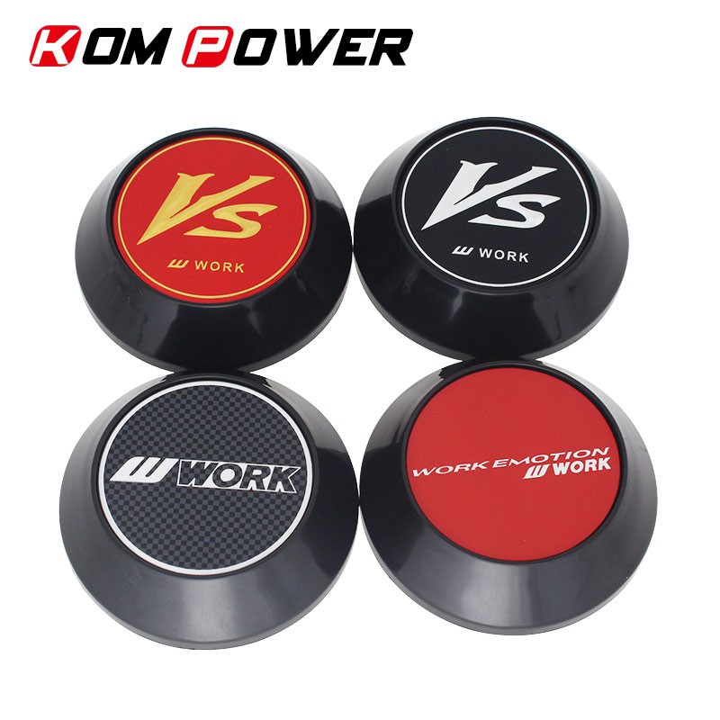 4pcs japan racing work emotion 65mm wheel center cap work rims cover ...