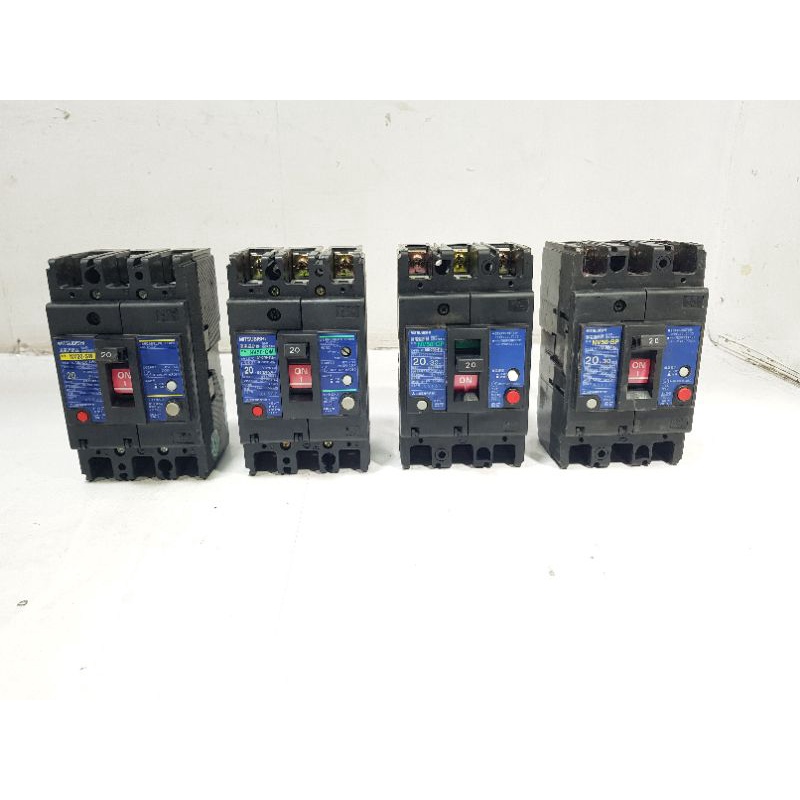 Circuit Breaker 20A 3Phase ELCB NV50 & NV30 MITSUBISHI(Original Made in ...