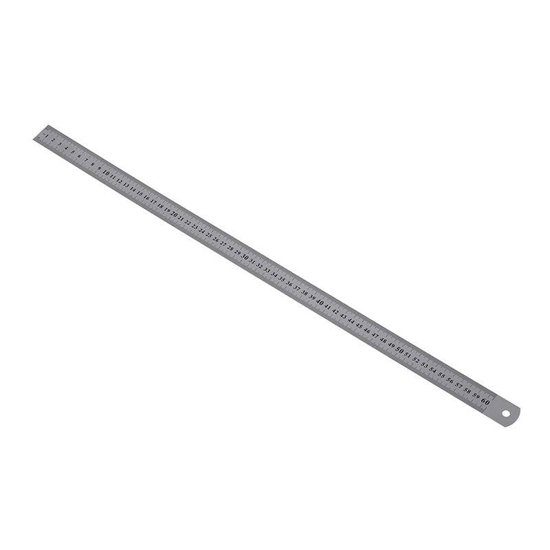 Stainless Steel 60cm 23.6 Inch Measuring Long Straight Ruler | Shopee ...