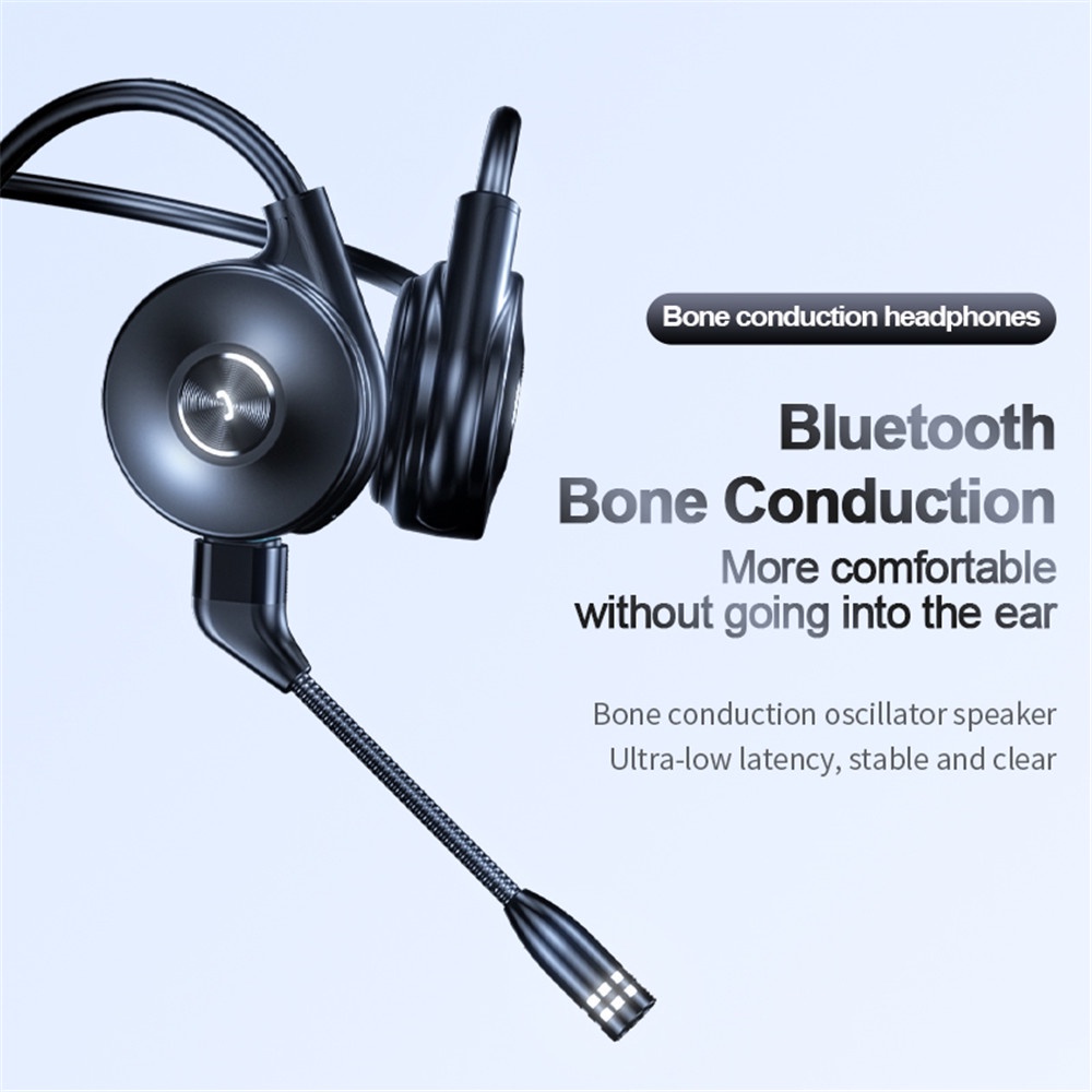 M-1 Headphones of Bone Conduction Bluetooth Wireless Comfortable Wear ...