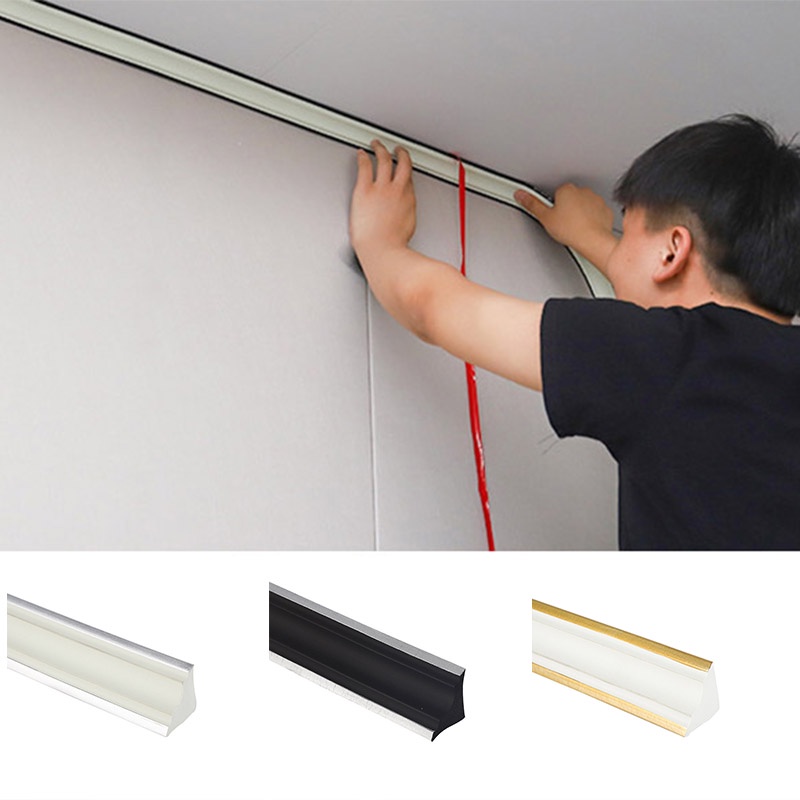 Ceiling Decoration Corner Angle Line Wallpaper Adhesive Thicken Soft ...