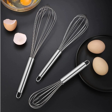10" 12" 14" 16" STAINLESS STEEL WHISKS HAND WHISKS FOR EGG BEATER ...