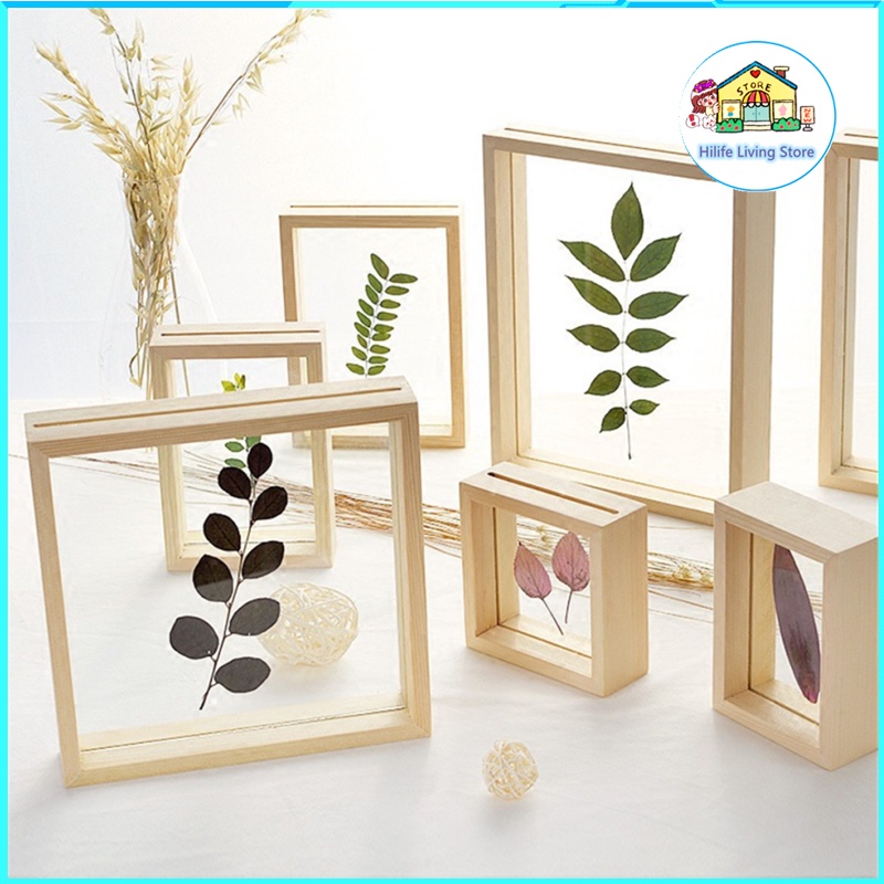 Mini Wooden Plant Specimen Frame Photo Frame Multifuntional Photo ...