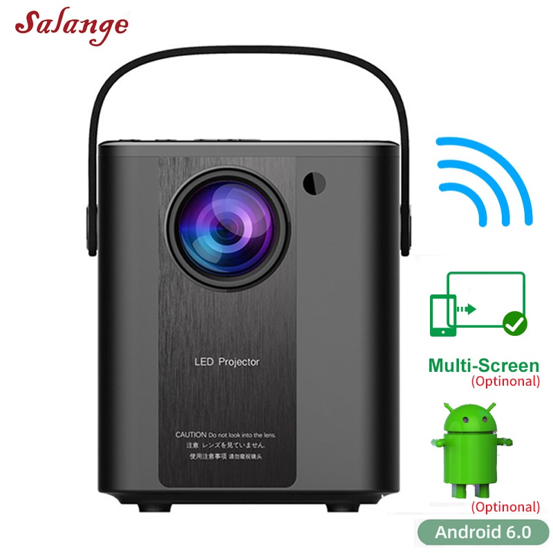 Salange P500 Portable Projector for Home Theatre Led Projector for ...
