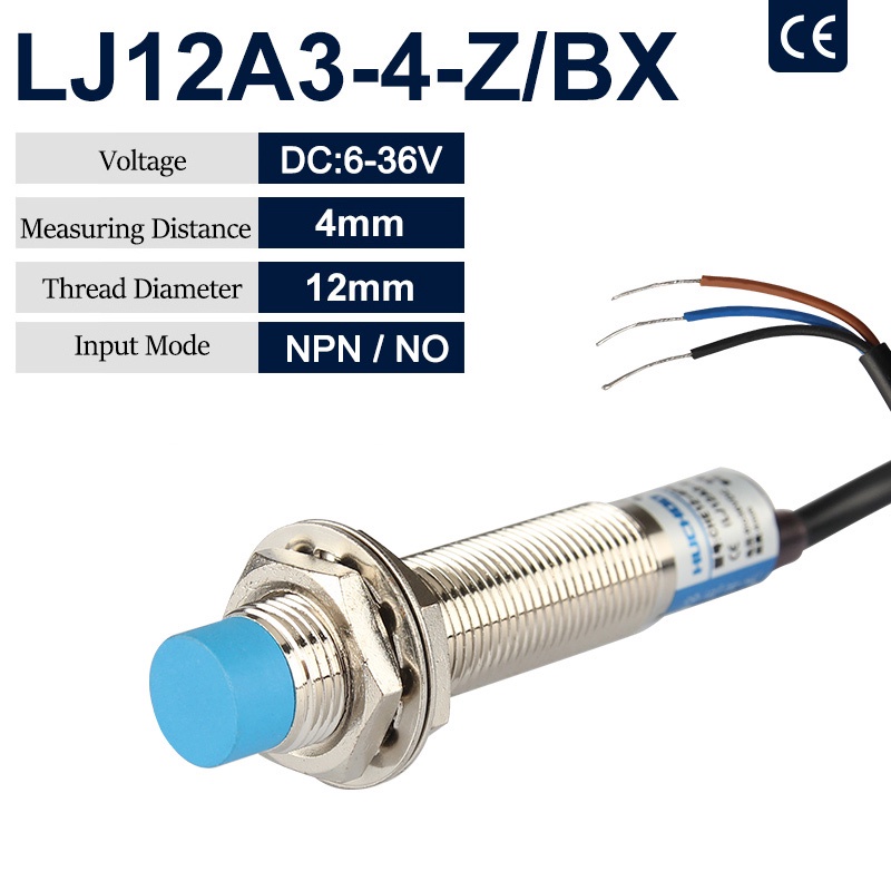 LJ12A3-4-Z/BX LJ12A3-4-Z/BY Proximity Switch Inductive Proximity Sensor Detection Switch NPN/PNP ...