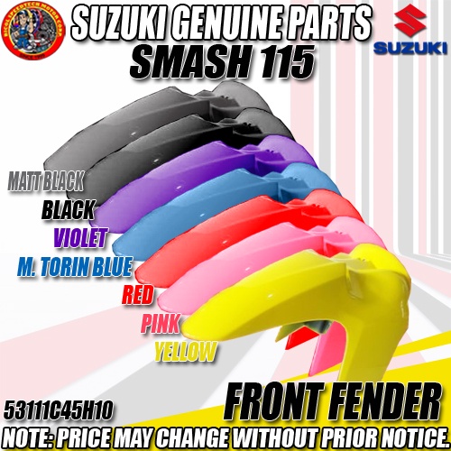 SMASH 115/SMASH NEW FRONT FENDER 1 (SGP) (GENUINE- 53111C45H10L /53111 ...