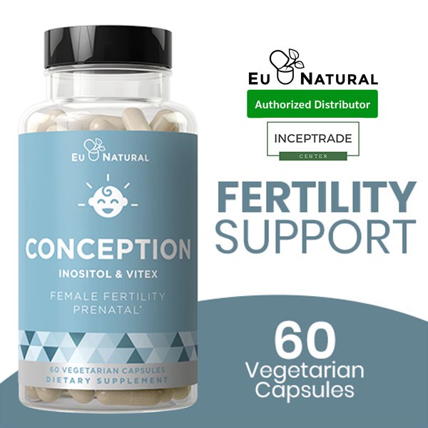 Eu Natural CONCEPTION Female Fertility Prenatal (60 Vegetarian Capsules ...