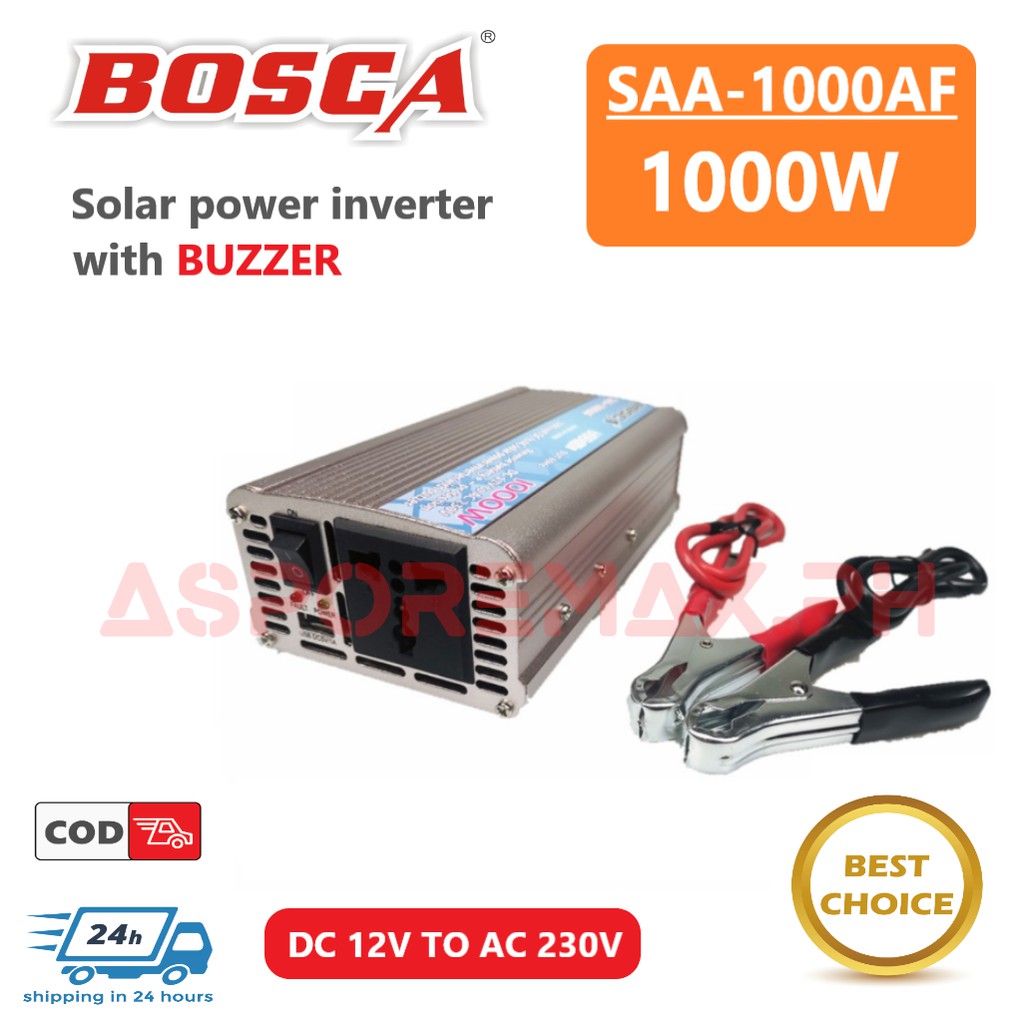 BOSCA INVETER 12V TO 220V 500w 1000w 1500W 2000W12V DCTo 220-230V AC ...