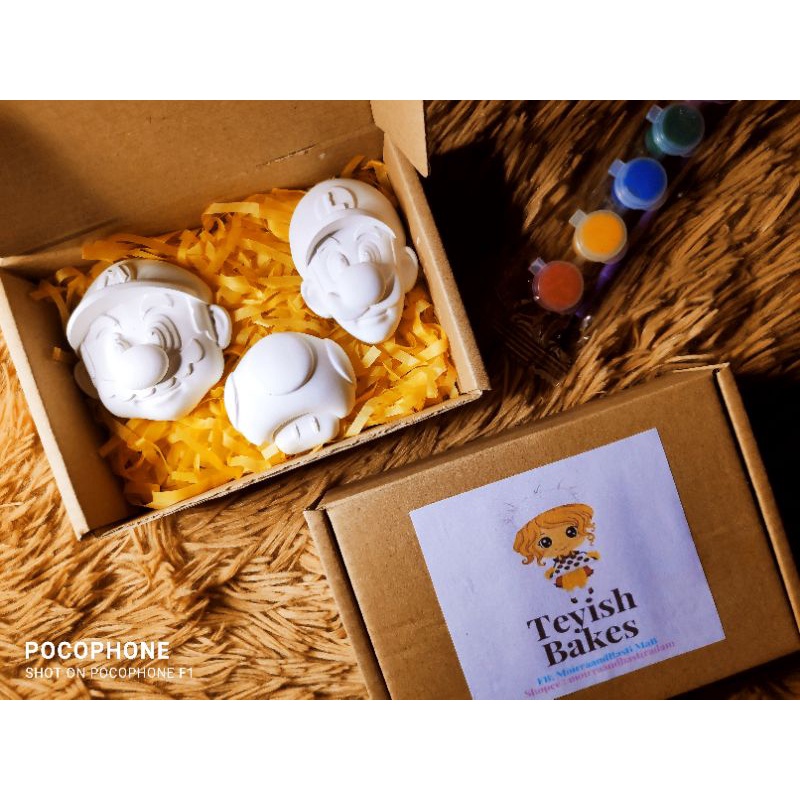 SMario ( Personalized Plaster Painting set ) Gift package | Shopee ...